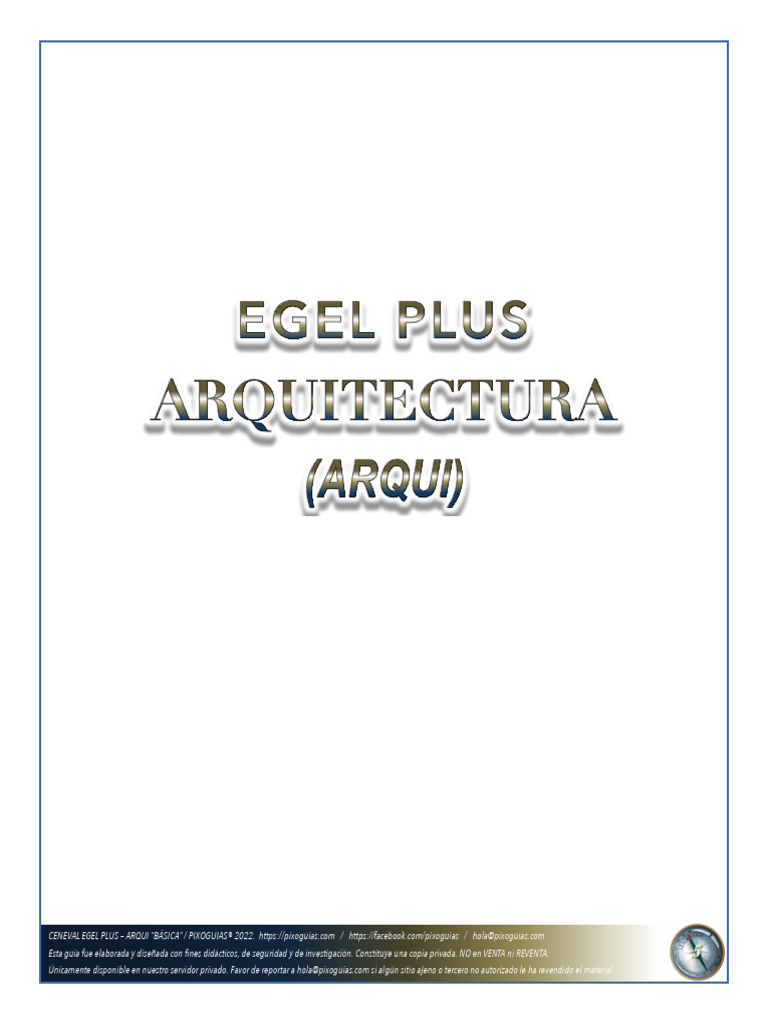 Egel Plus Arqui (Arquitectura) 2022 _básica_ (Cp) c | PDF | Diseño