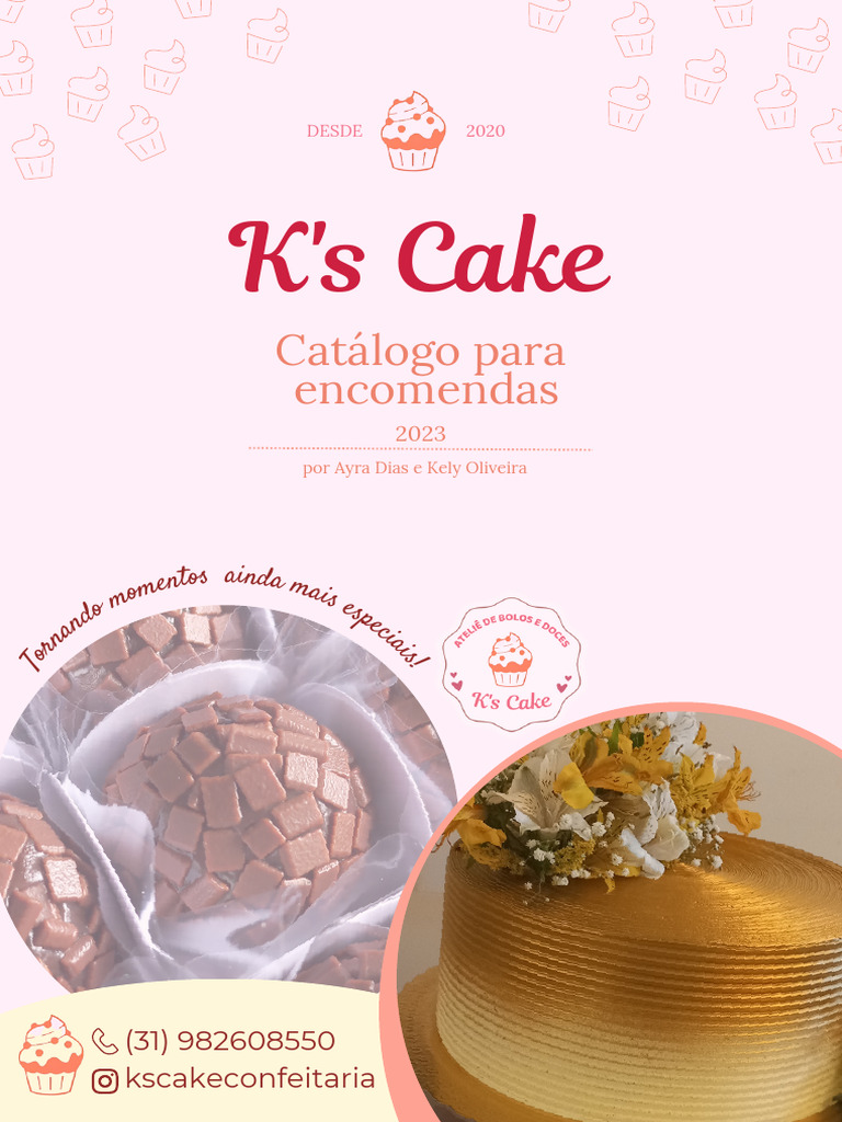 Catálogo K's Cake - 2023 | PDF | Alimentos | Culinária