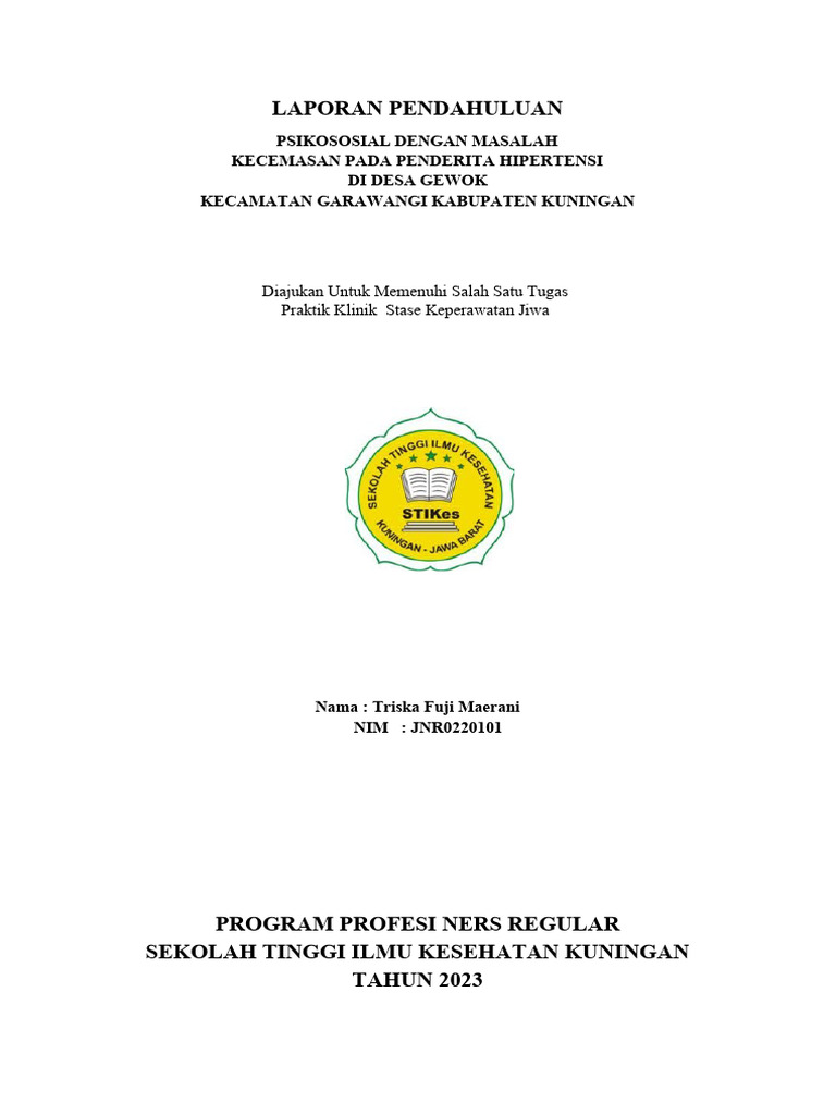 LP - Ansietas - ODMK - TRISKA | PDF