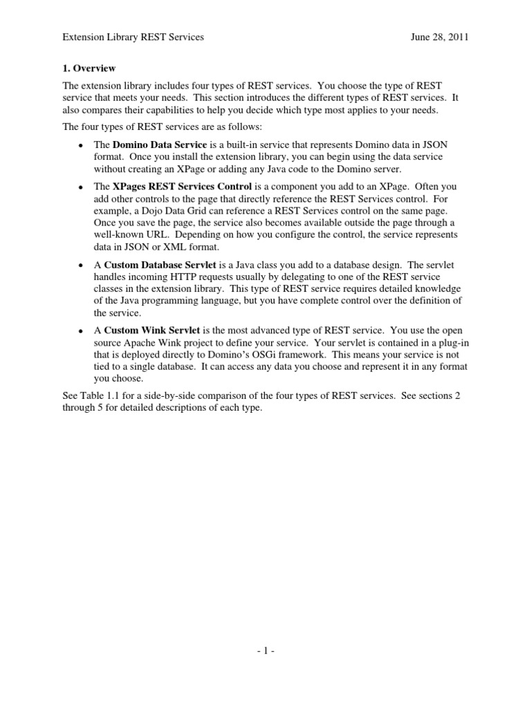 Xpages And Rest Extension Library Rest Services Pdf Representational State Transfer Java