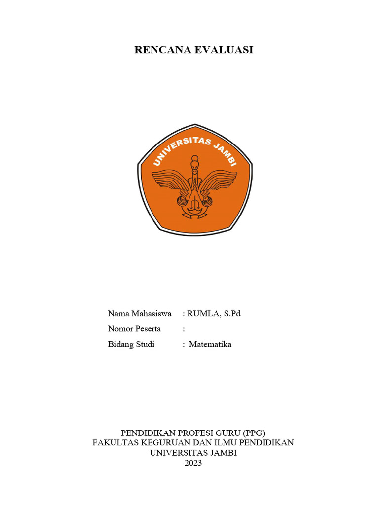 Rumla - Rencana Evaluasi Observasi Pembelajaran | PDF