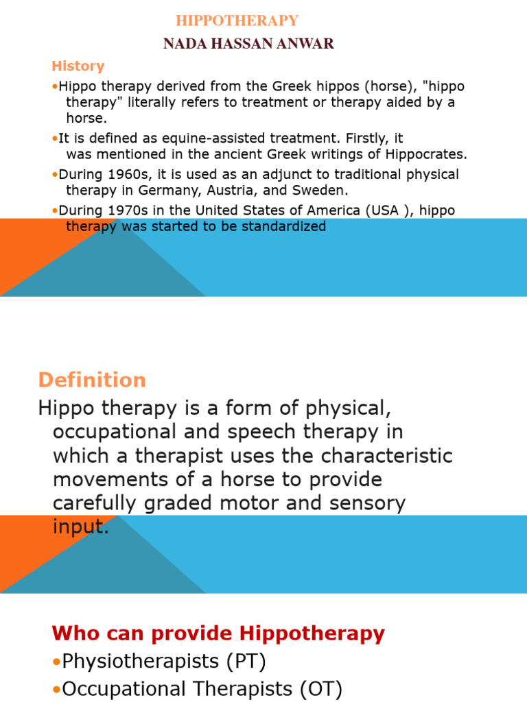 Hippotherapy DR Shimaa-1-2bnhjnjgg | PDF | Perception | Nervous System