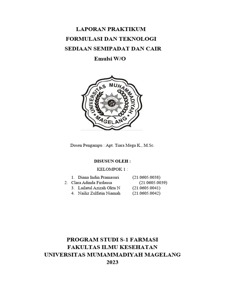 Laporan Praktikum | PDF | Pengembangan Diri | Kesehatan Holistik