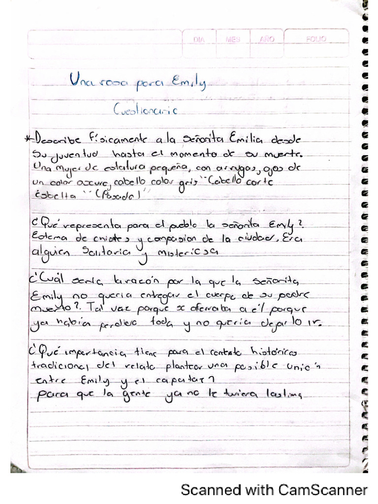 Una Rosa para Emily | PDF