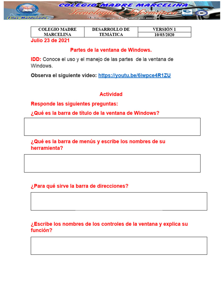 Partes de La Venta de Windows. | PDF