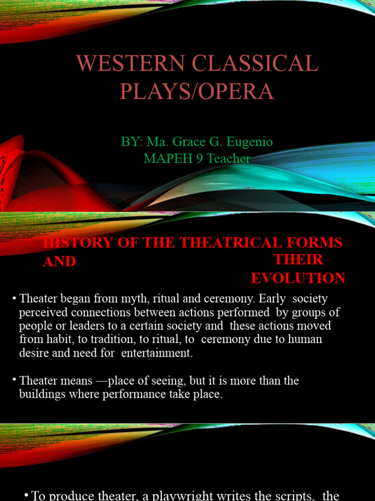 4thQtr. Grade 9 Westernclassicalplaysopera | PDF | Sophocles | Carmen