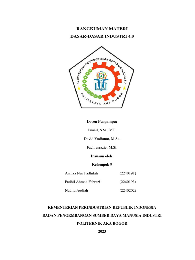 Rangkuman Materi DDI Kelompok 9 (PDF Version) | PDF