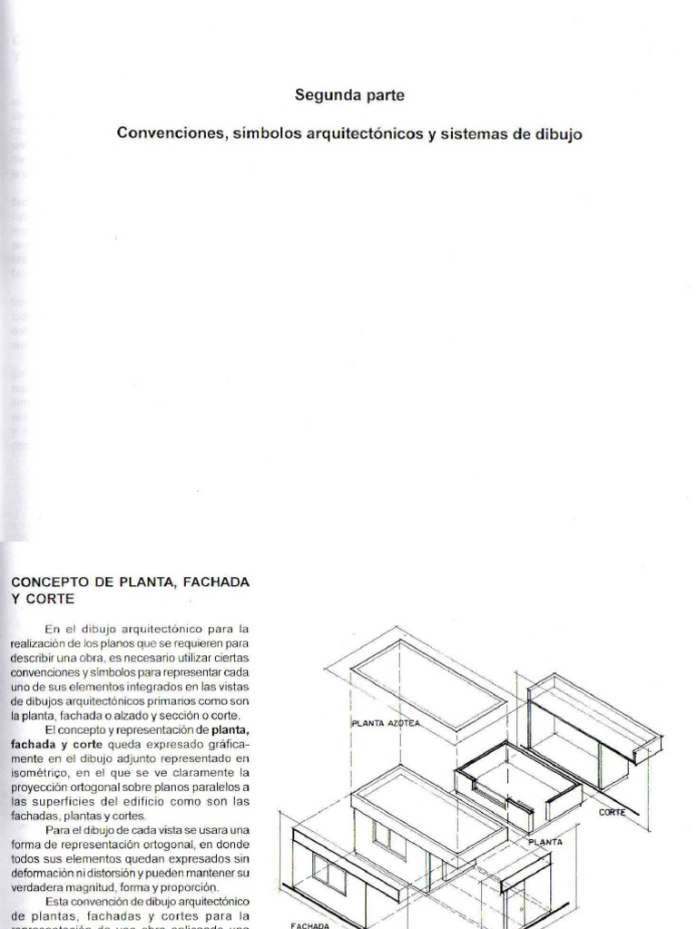 Clase 2 Simbolos Arquitectonicos y Sistemas de Dibujo U2 - 094809 | PDF