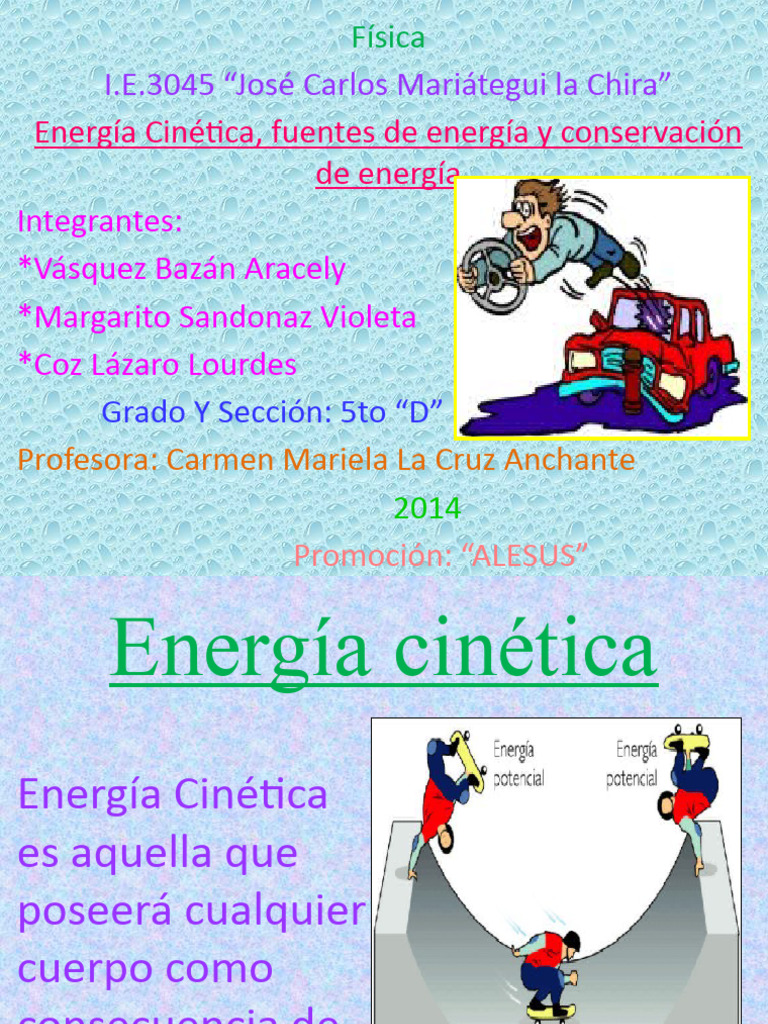Energia Cinetica | PDF | La energía nuclear | Energía potencial