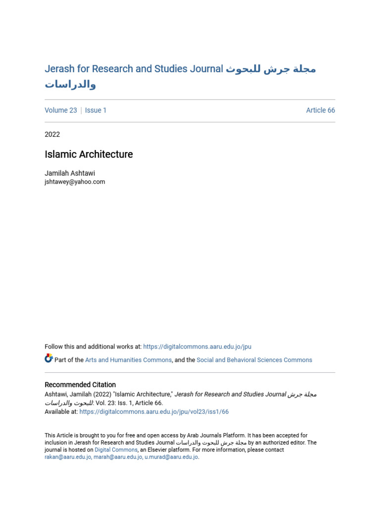 Islamic Architecture | PDF