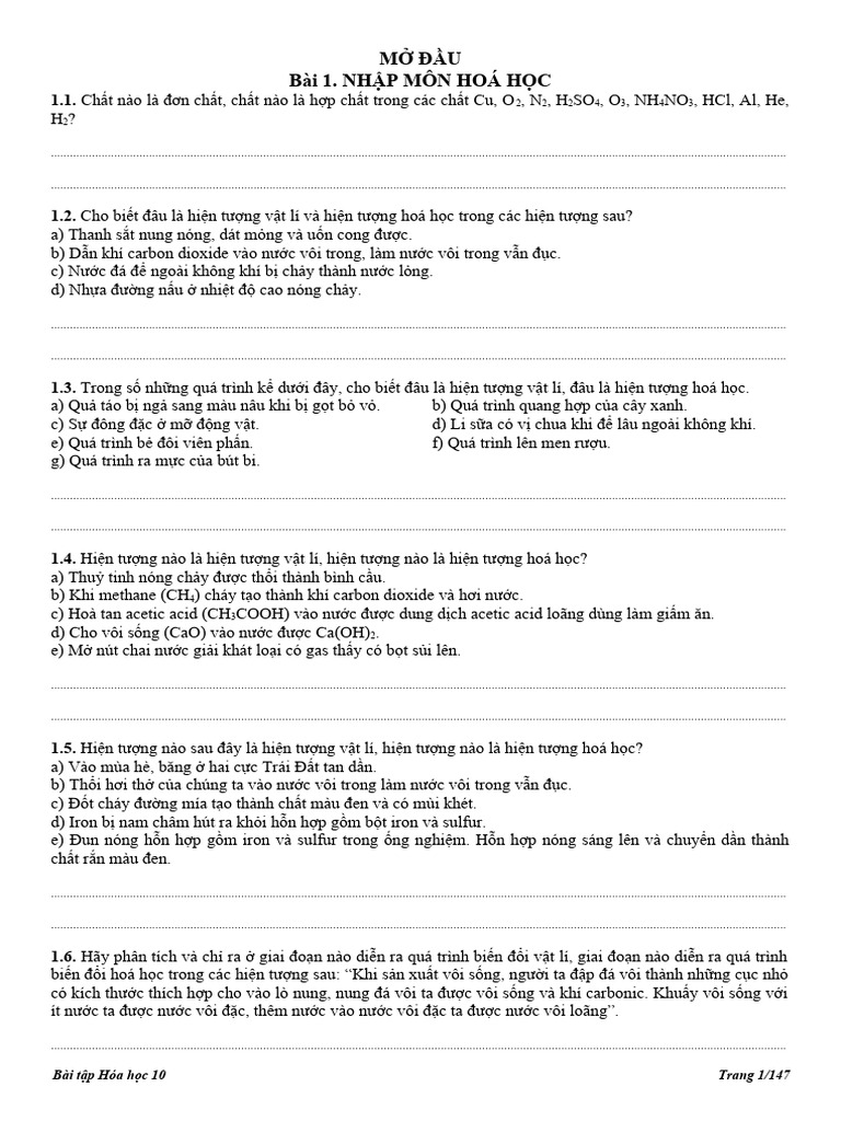 Sach Bai Tap 10 | PDF