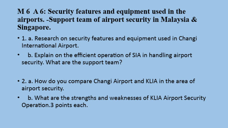 M6 A6 Security Features SIA KLIA | PDF | Computers
