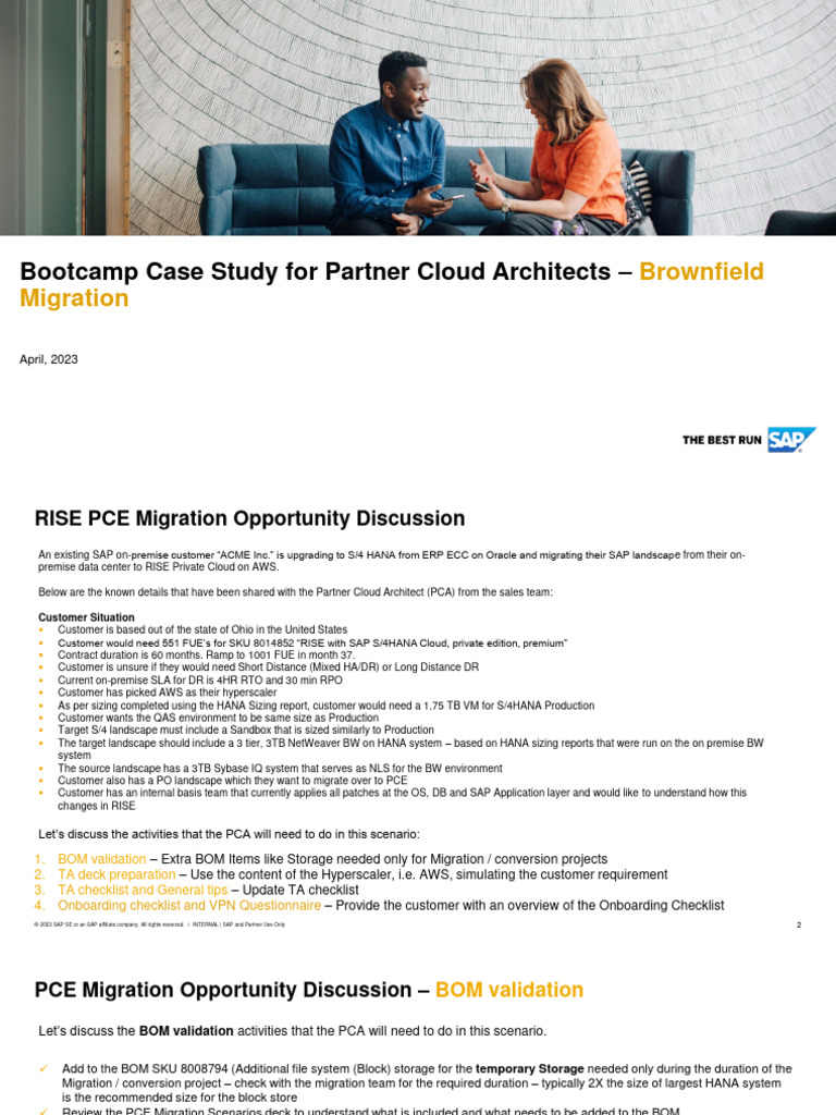 Brownfield - PCA Coaching Case Study | PDF | Computing | Software ...