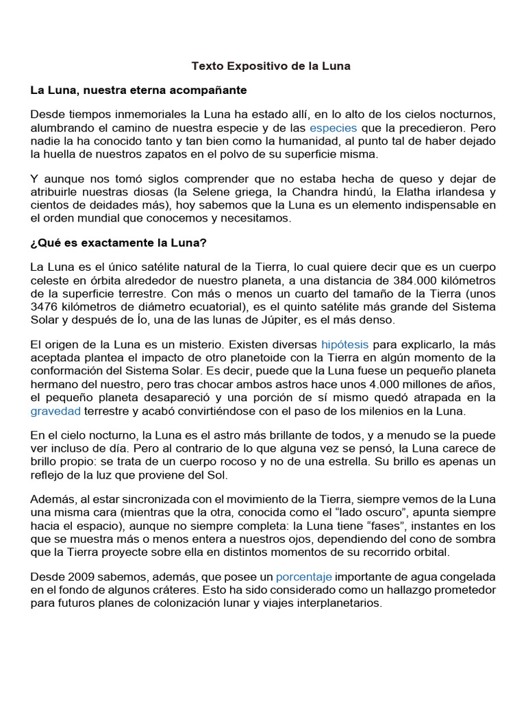Tare 1 | PDF | Luna | Tierra