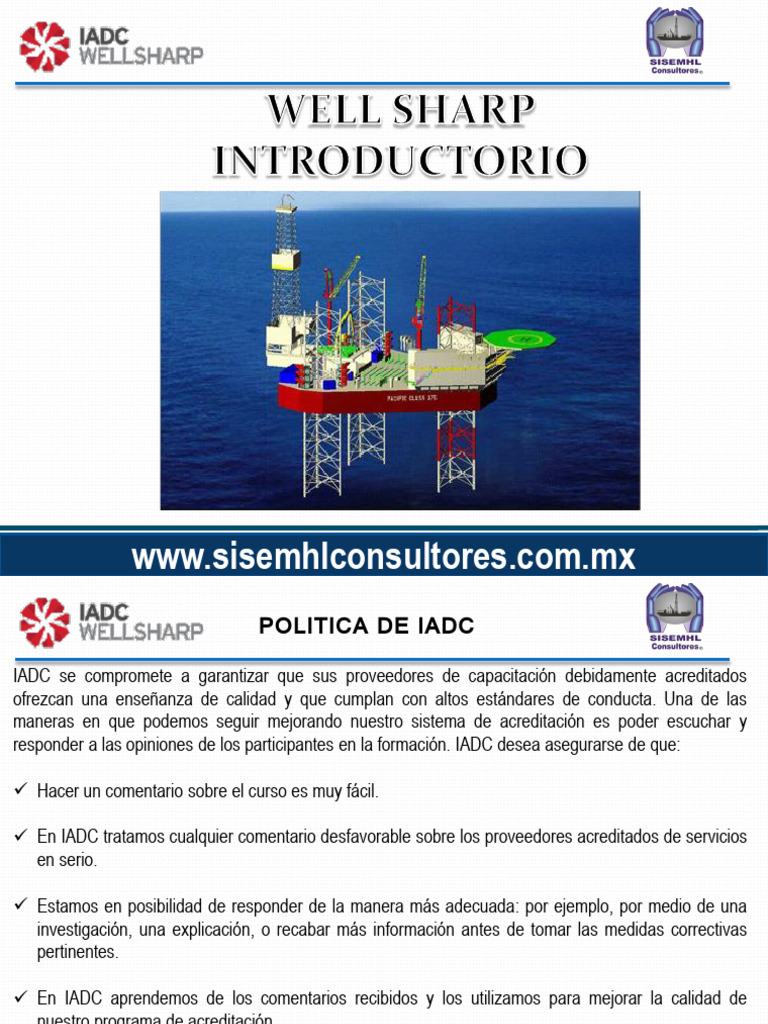 MANUAL Well Sharp Introductorio | PDF | Presión | Viscosidad