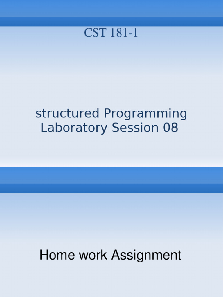 Cst181 1 Lecture8 Pdf Scope Computer Science Parameter Computer Programming