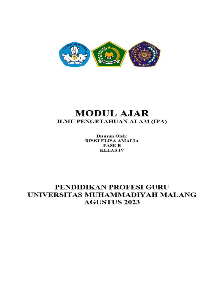 Modul Ajar PPL 3 UKIN | PDF