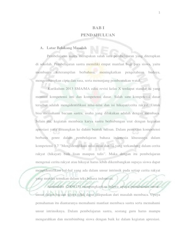 NIM.2123111004 CHAPTER I - Doc | PDF