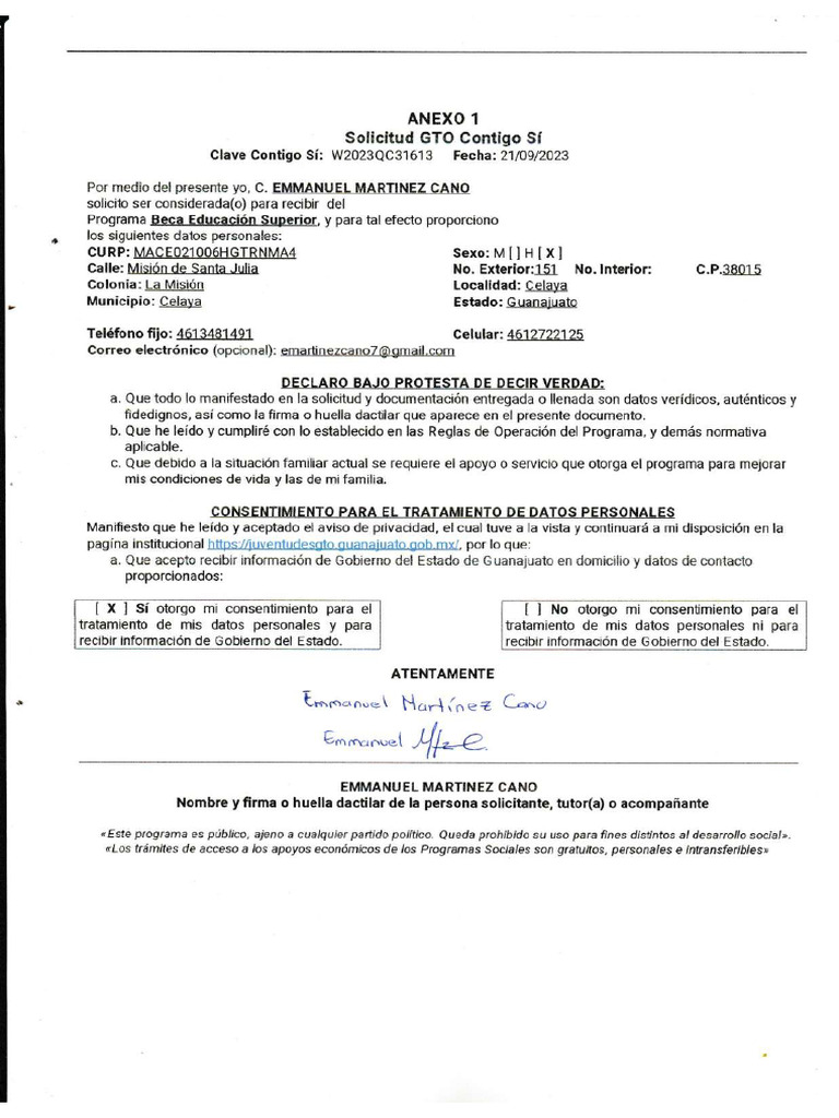 Anexo 1 | PDF
