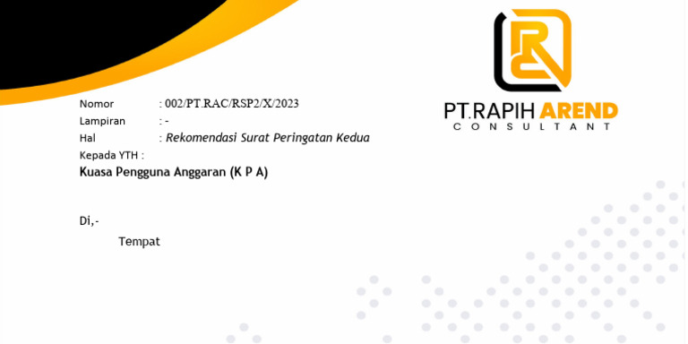 Format Amplop Surat | PDF