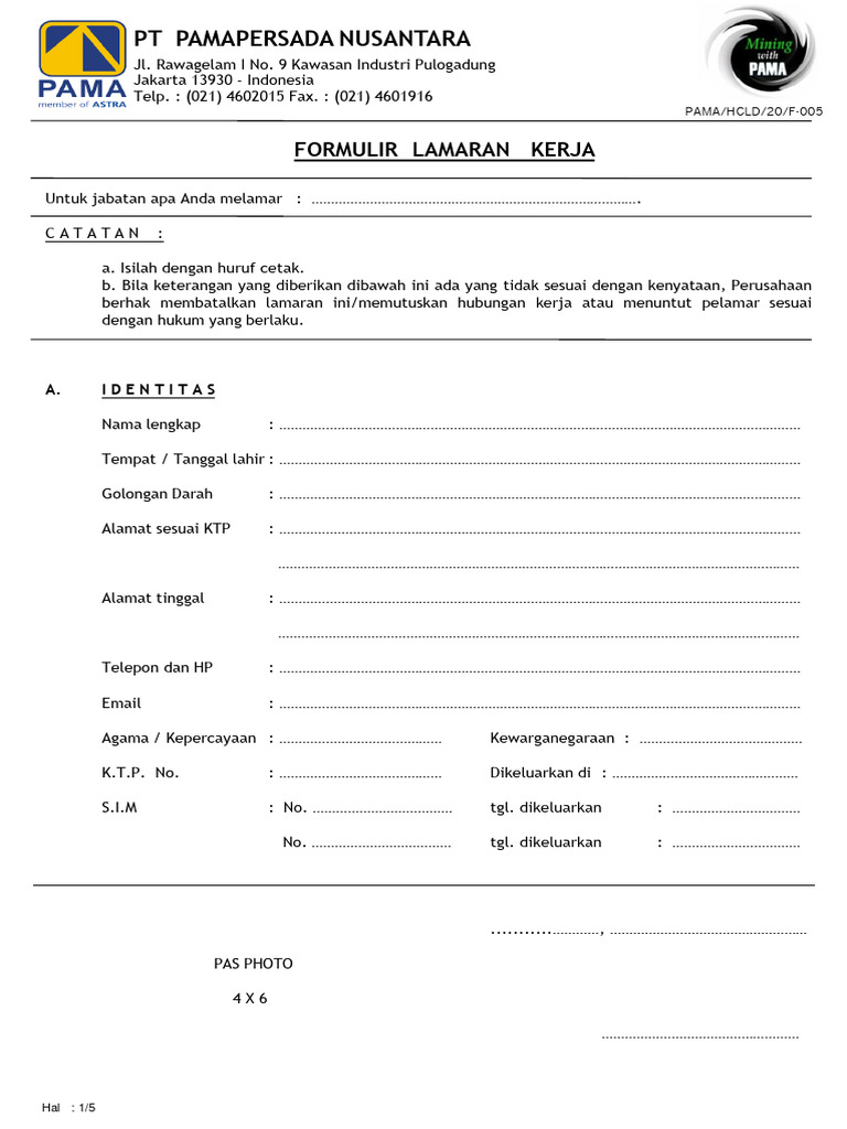 FLK MPE Nama Lengkap | PDF