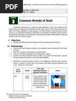 Breeds of Goats | PDF
