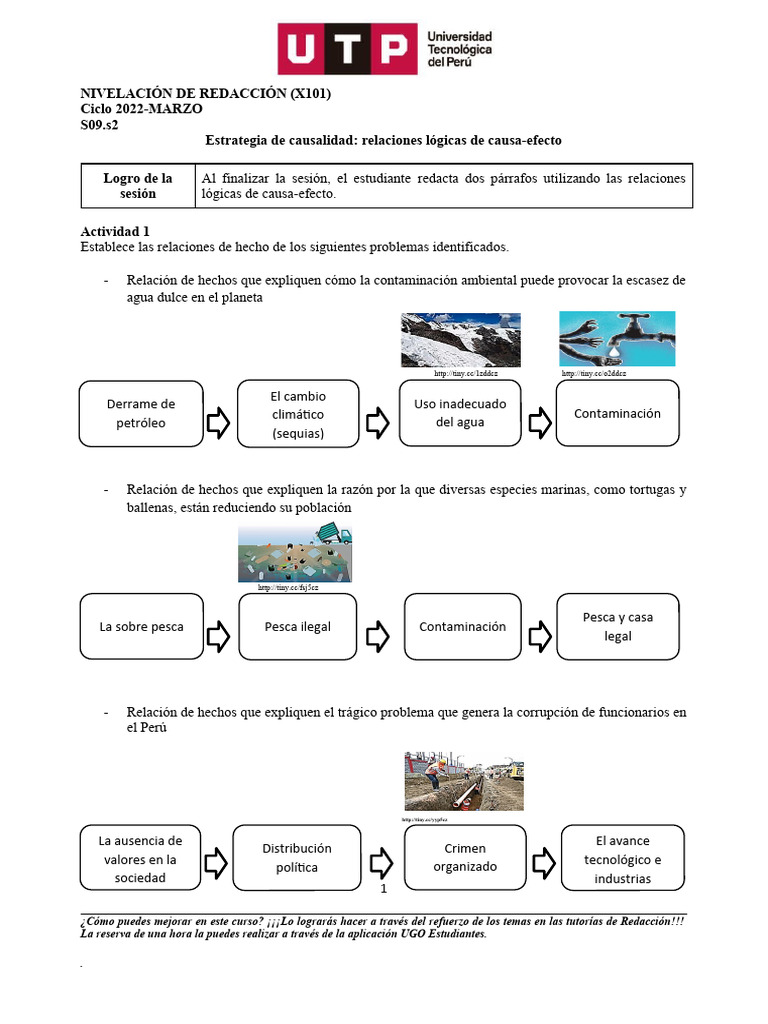 S09.s2 - La Estrategia de Causalidad. Relaciones Lógicas de Causa-Efecto GRUPO 6 | PDF | Calle ...