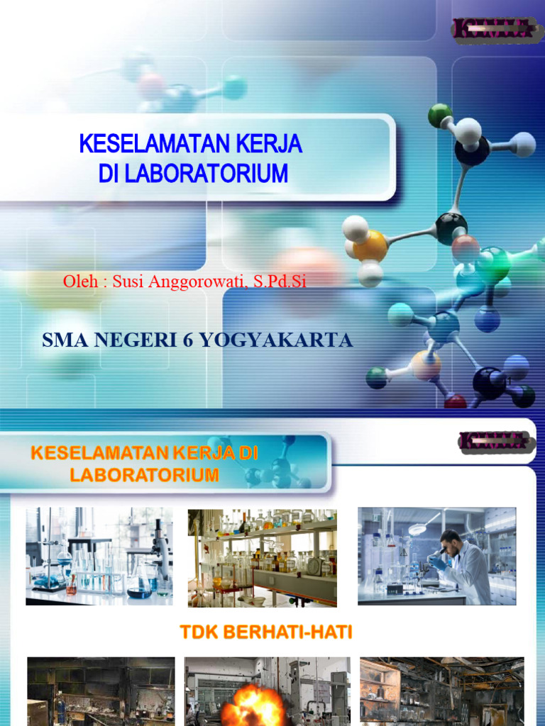 Keselamatan Kerja Di Laboratorium Pdf