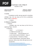 Lesson Plan in Filipino 4 Panghalip Pamatlig | PDF