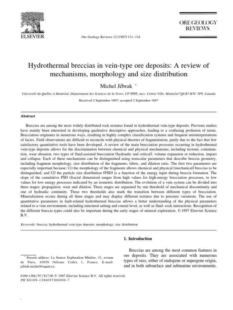 1997-Hydrothermal Breccias in Vein-Type Ore Deposits A Review of ...