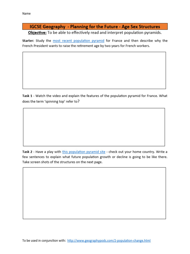 Introduction To Age Sex Structures Pdf