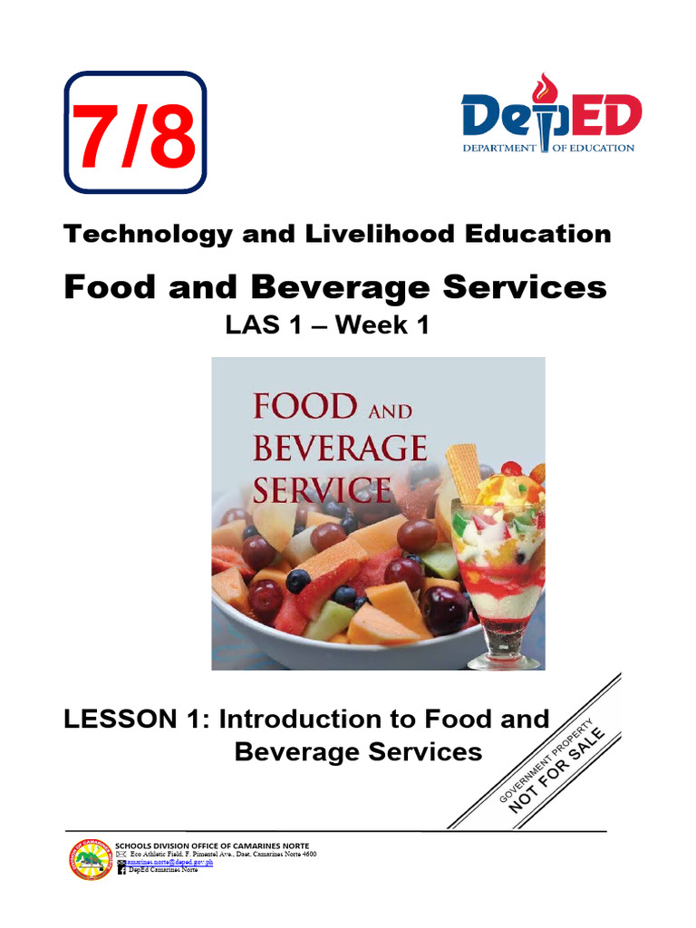 FBS 7-8 Las 1 | PDF | Tableware | Foods