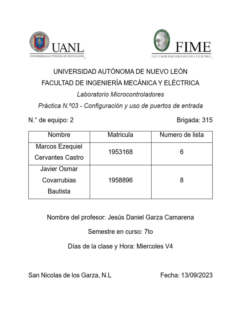 Labmiyl Miev4 6 8 E2 P3 Pdf Diodo Emisor De Luz Corriente