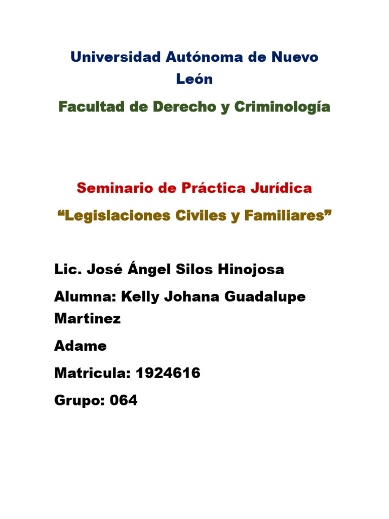 Civil Seminario | Descargar gratis PDF | Derecho Civil (Common Law) | Justicia