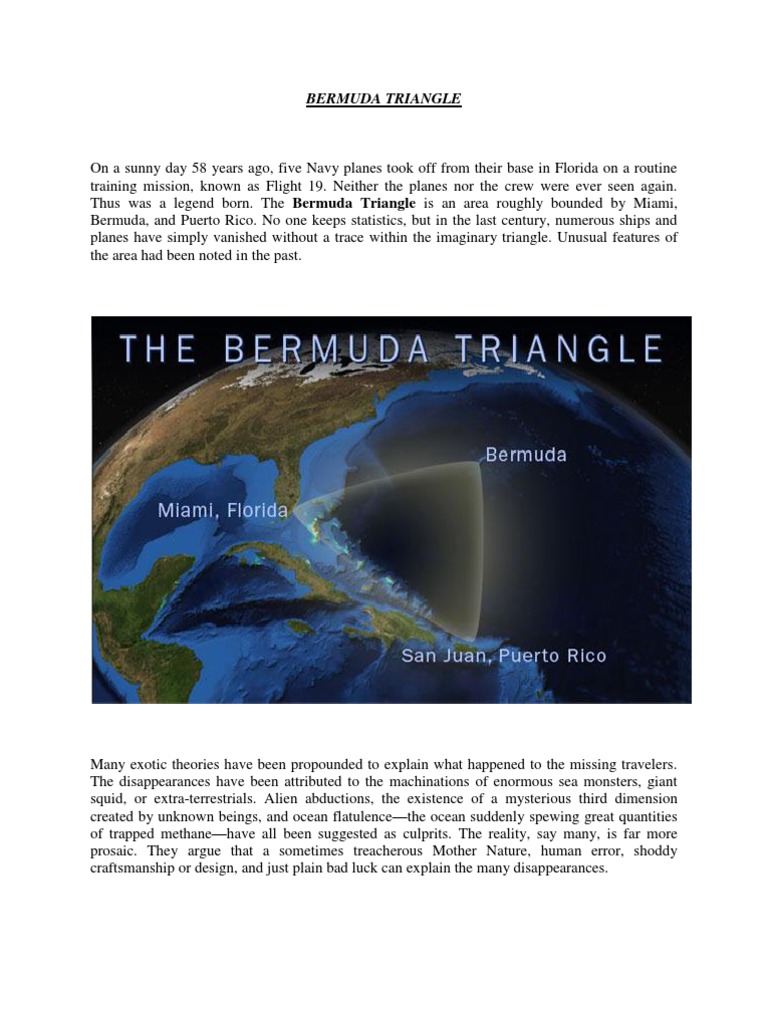 Bermuda Triangle | PDF | Gulf Of Mexico | Oceanography