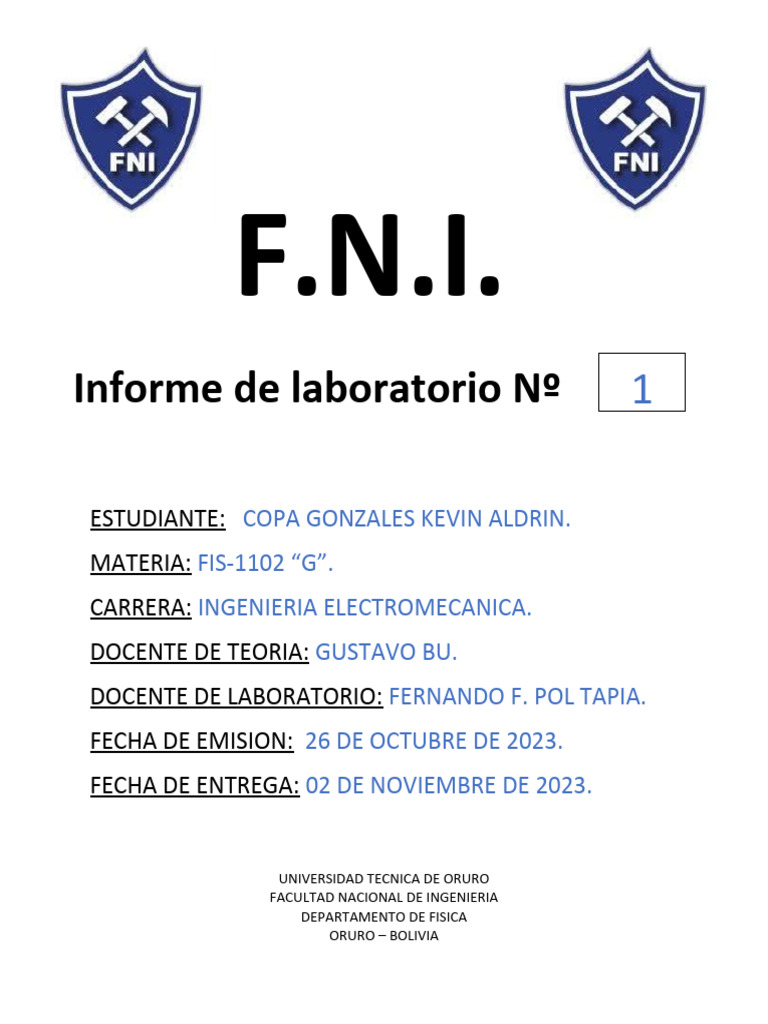 Lab 1 Pol Tapia 2023 | PDF | Elasticidad (Física) | Masa