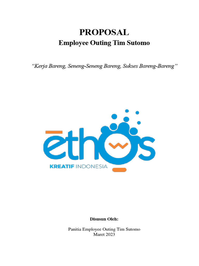 Proposal Employee Outing Tim Sutomo | PDF