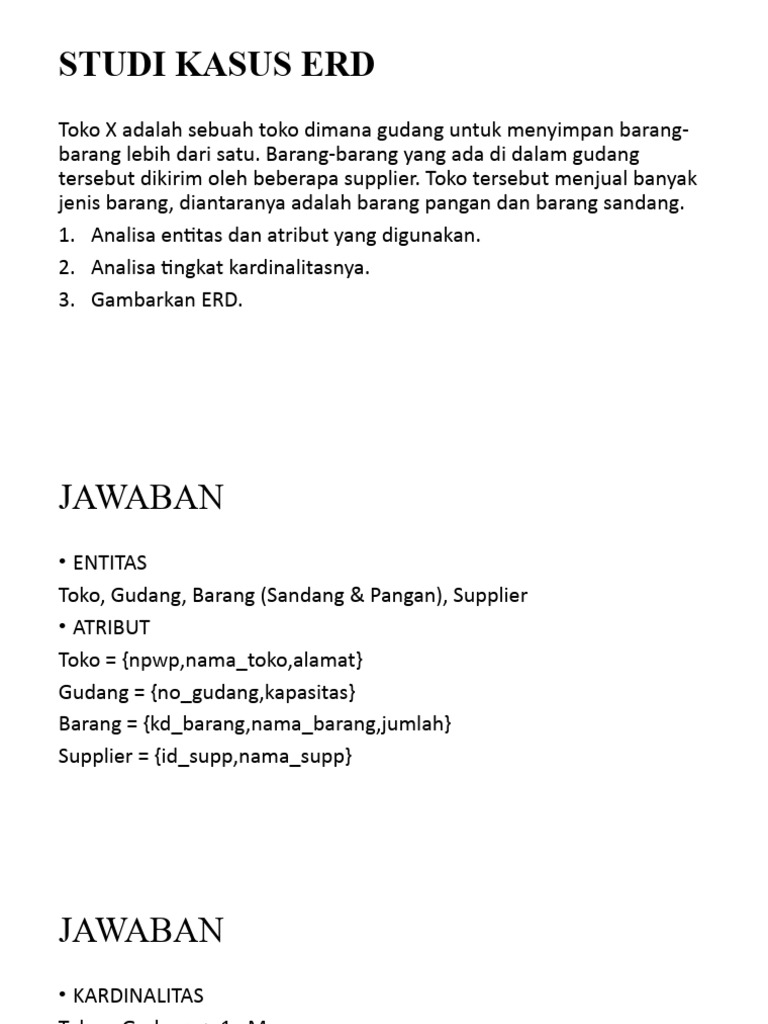 Studi Kasus Erd | PDF