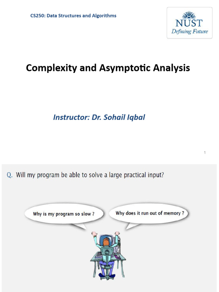 06 Complexity and Asymtotic Analysis | PDF | Control Flow | Time Complexity