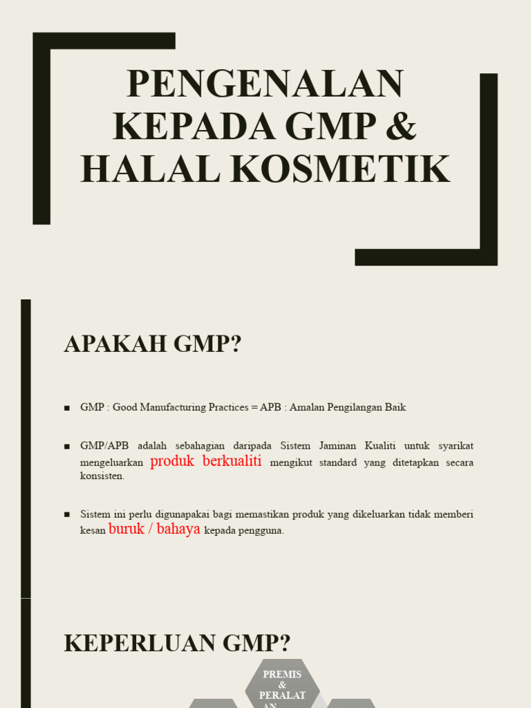 GMP & Halal Training | PDF