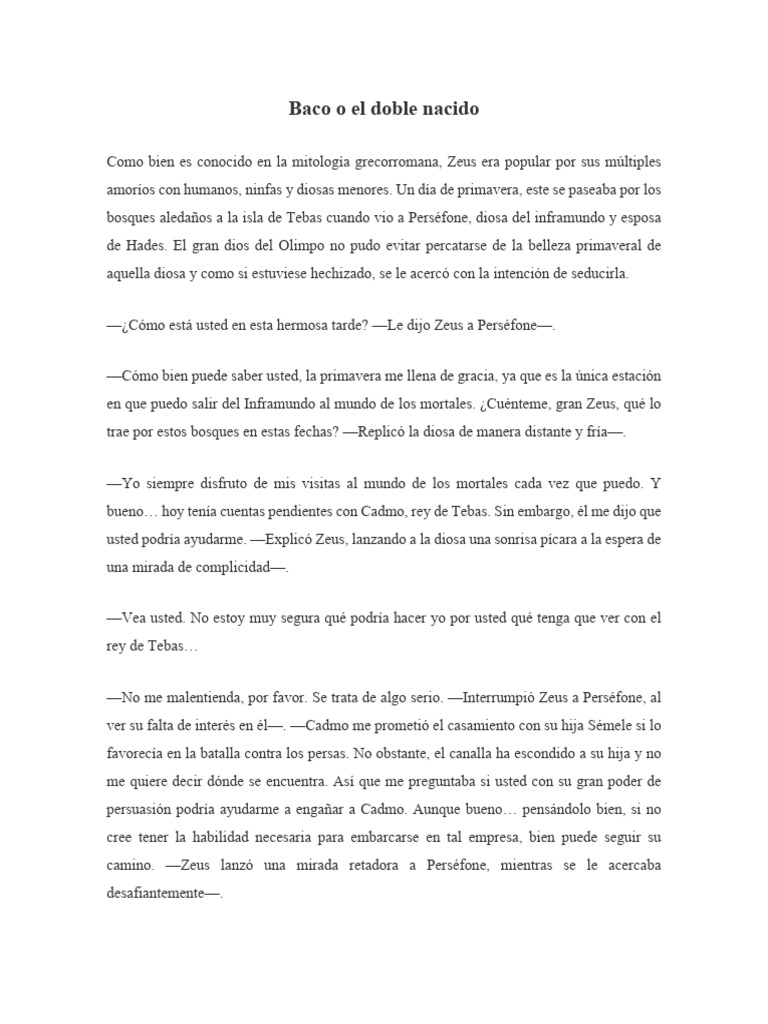 Dos Mitos Baco y Osiris | PDF | Osiris | Isis