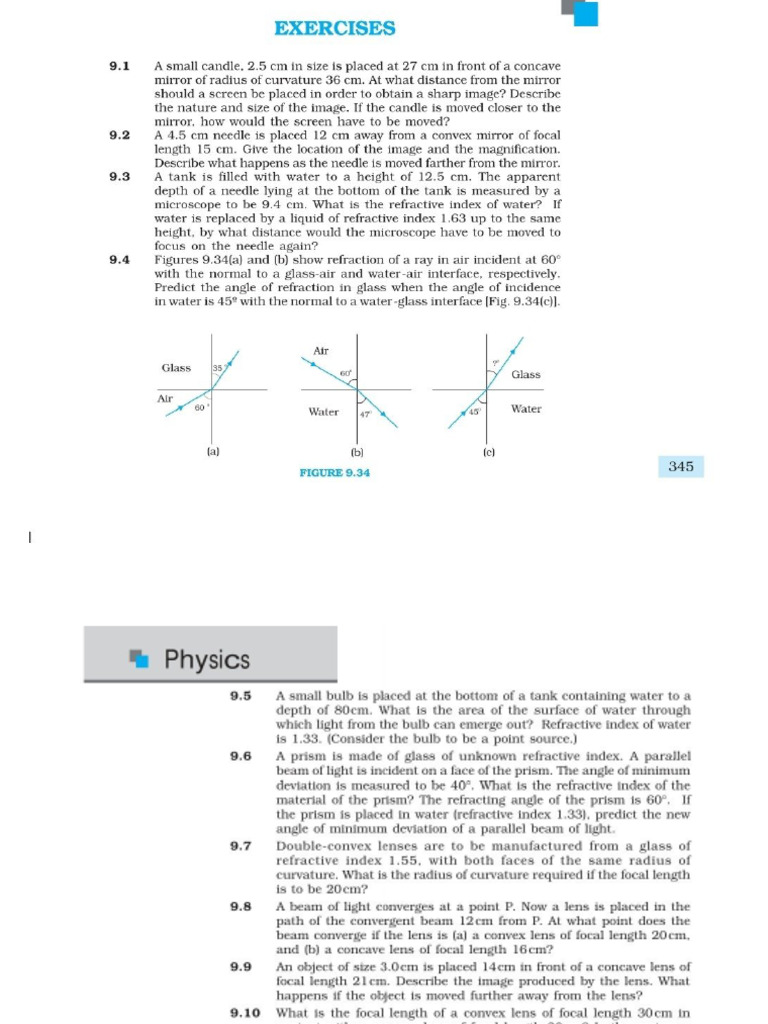 Ray Optics | PDF