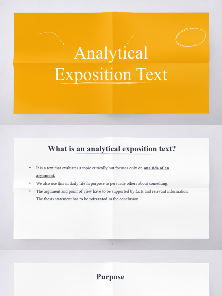 Analytical Exposition Text | PDF | Essays | Argument