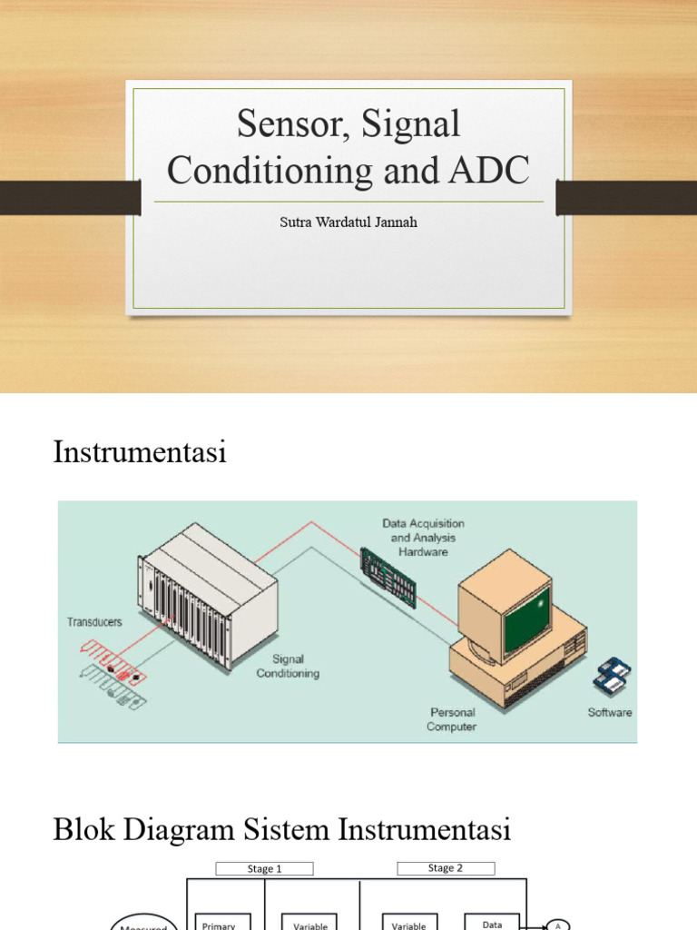 Sensor and Signal Conditioning | Download Free PDF | Analog To Digital ...