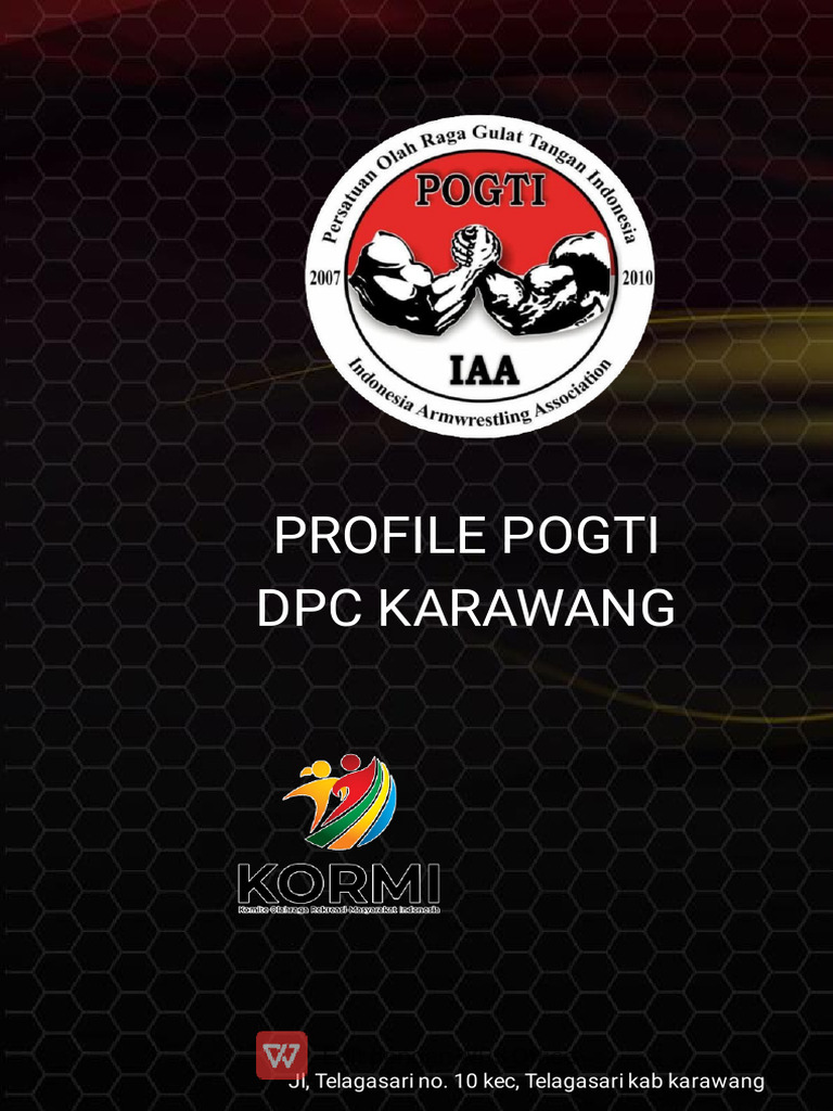 Profile POGTI DPC Karawang | PDF