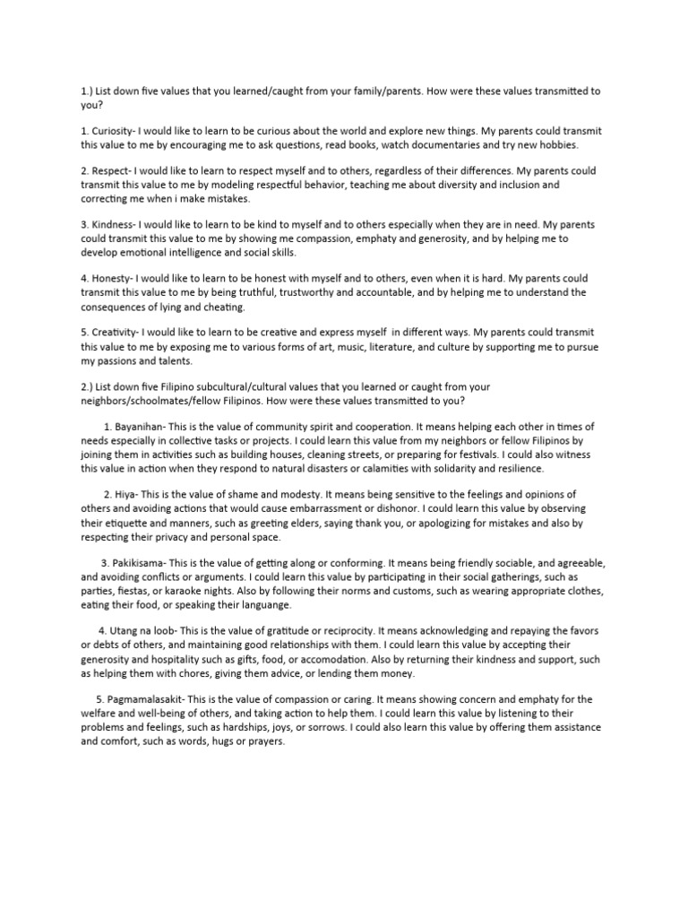 Last Activity Rizal | Download Free PDF | Integrity | Psychological Resilience