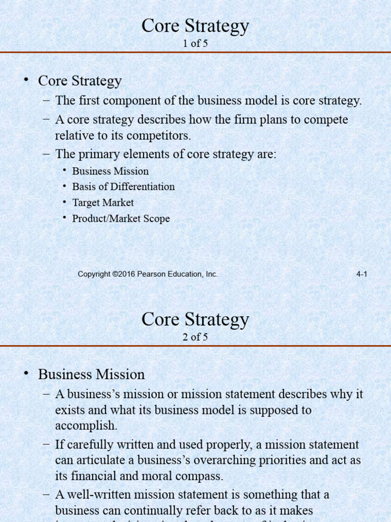 Core Strategy | PDF | Business Model | Marketing