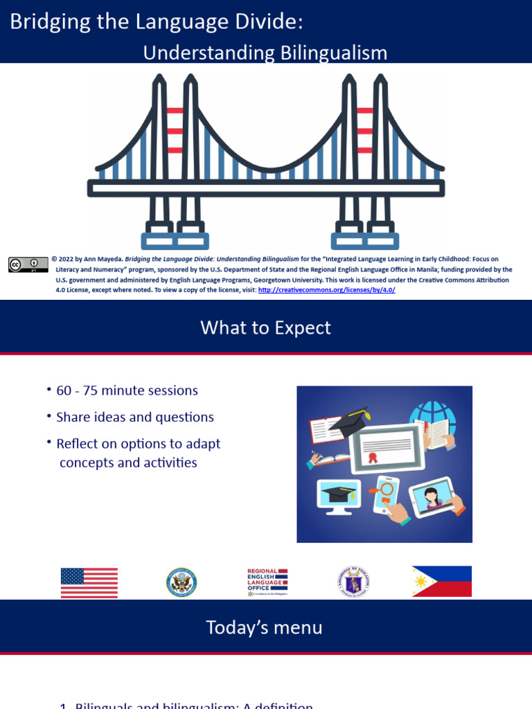 Week2 Slides Understanding Bilingualism 1 | PDF | Multilingualism ...