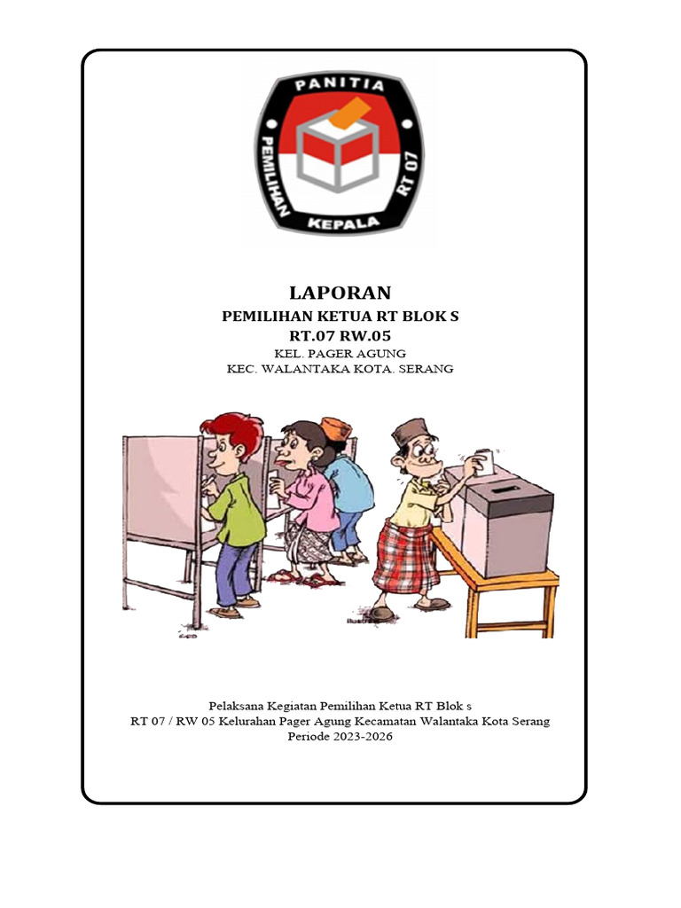 Berita Acara Pemilihan RT Blok S RT07 | PDF