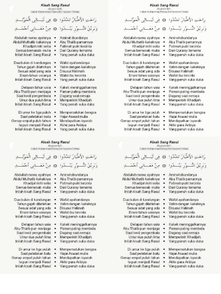 Kisah Sang Rosul | PDF